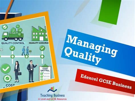 Edexcel Gcse Business Managing Quality Teaching Resources