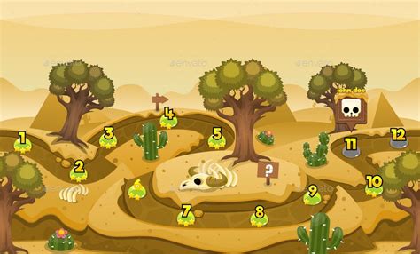 Game Level Map Pack Side Scrolling Game Assets GraphicRiver