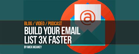 How To Build Your Email List 3x Faster