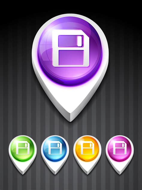 Vector Floppy Disk Icon 220102 Vector Art At Vecteezy