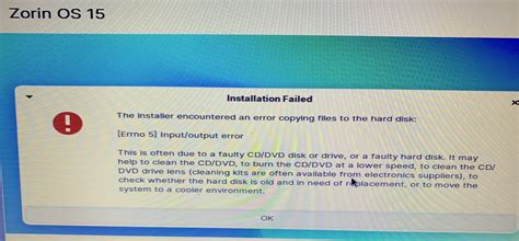 Zorin Lite Installer Error Installing Zorin OS Zorin Forum