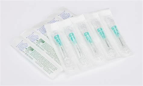 Needle 0 8 Mm X 40mm Long Green Package Of 10