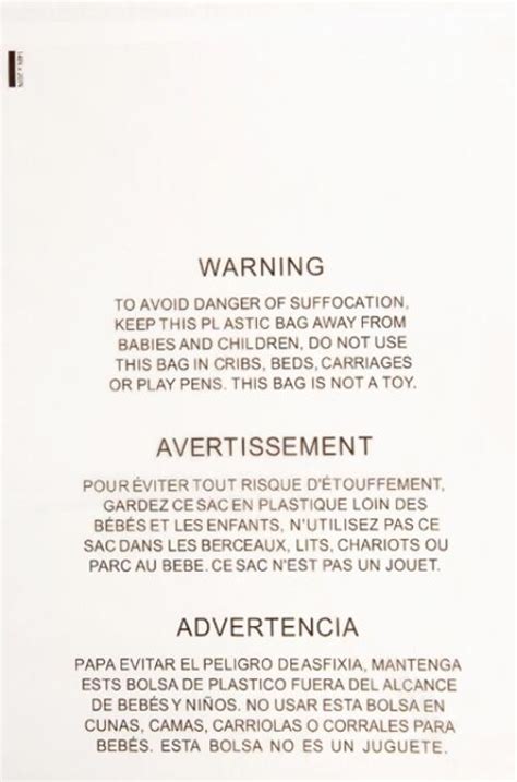 Resealable Suffocation Warning Poly Bags Safe Durable Packaging Solution Ams Printing