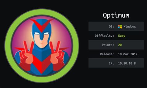 Hack The Box Optimum Without Metasploit Oscp Roscp