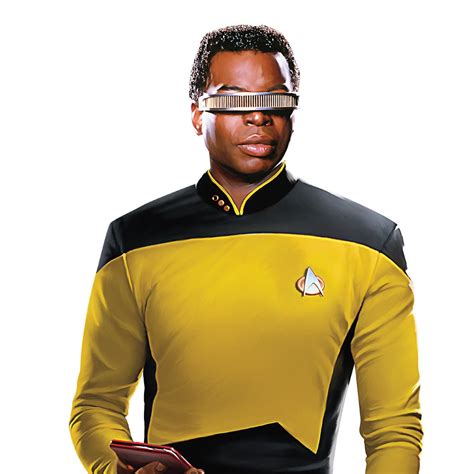 Star Trek The Next Generation Geordi La Forge Life Sized Cardboard Cu