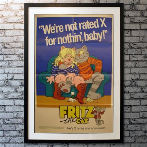 Fritz The Cat 1972 Original Movie Poster Vintage Film Poster At