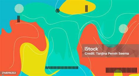 화려한 파도가 있는 추상적인 배경입니다 당신의 디자인을 위한 벡터 일러스트 0명에 대한 스톡 벡터 아트 및 기타 이미지 0명 곡선 기하 도형 Istock