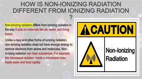Radiations Types Of Radiations Ionizing And Non Ionizing Radiations Pptx