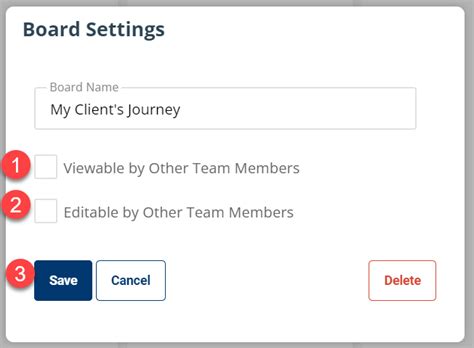 add or edit a board allclients knowledge base