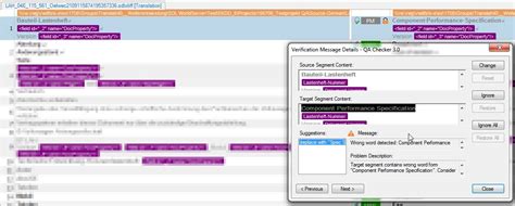 qa checker allowing users to unlock and edit locked segments from the