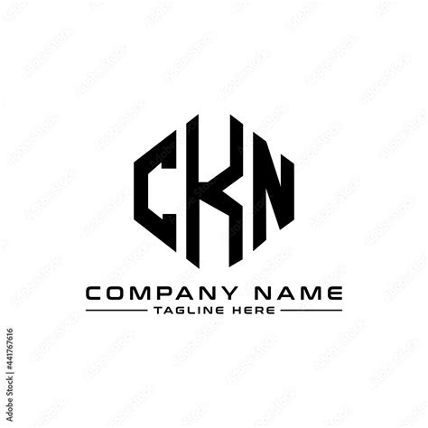 Ckn Letter Logo Design With Polygon Shape Ckn Polygon Logo Monogram Ckn Cube Logo Design Ckn