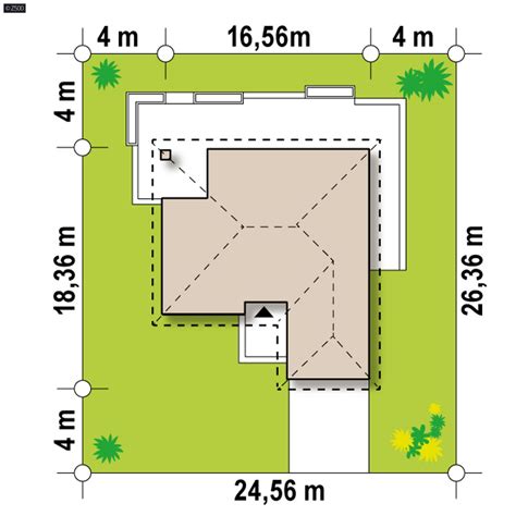 Mājas Dizains Z301 Vienstāvu Mājas Projekts Ar Garāžu Z301