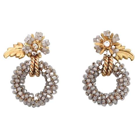 Naaxiin Chilkat Spirit Beaded Earrings For Sale At 1stdibs