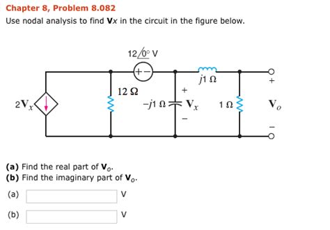 solved chapter 8 problem 8 082 use nodal analysis to find