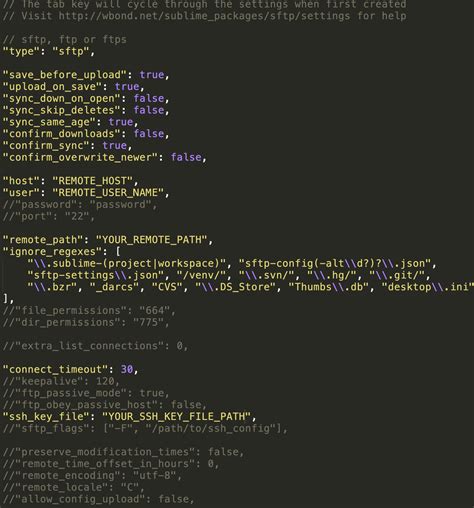 sublime sftp 設定 今天要來分享一個當你在local端使用sublime存取檔案時，自動跟遠端同步的… by lou
