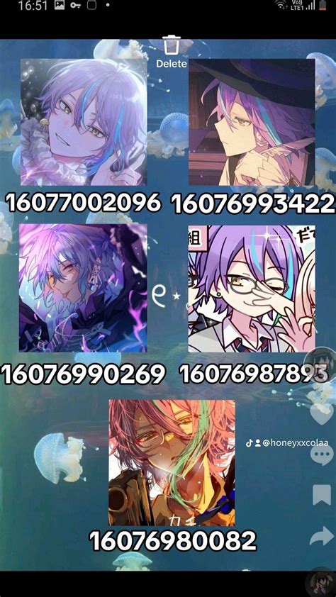 Rui Kamishiro Royale High Code Decal Roblox Anime Id Images Royal