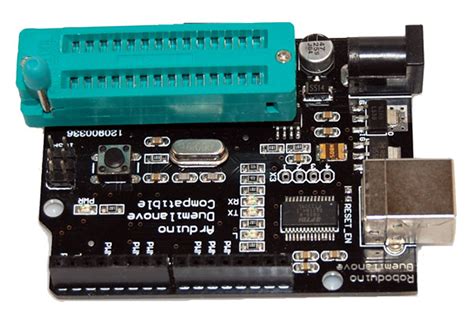 zif socket 28 pin 0 3 arduino atmega328p