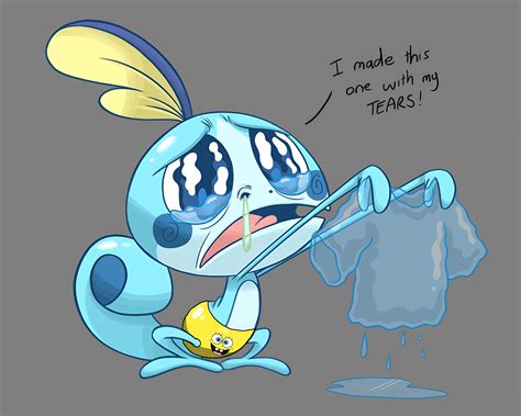 Sobble Crying With Spongebob Speedo By Sergibluebird16 On Deviantart