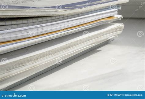 Notebooks For Writing Side View Large A Notebooks For Notes On The Side Close Shooting