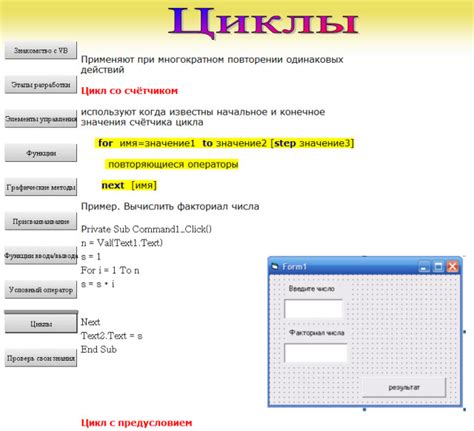 Основы программирования на языке Visual Basic