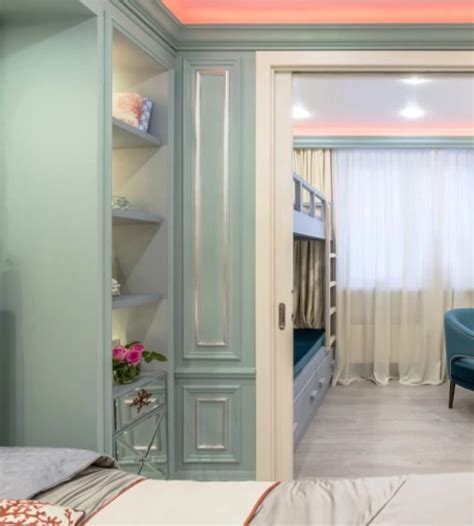 Как разделить комнату на зону родителей и зону детей если места совсем впритык