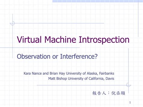 Ppt Virtual Machine Introspection Powerpoint Presentation Free