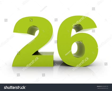 Number 26 Stock Illustration 263399135
