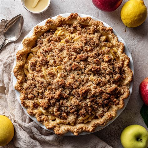 Apple Pie With Crumb Topping Holiday Ready Double Batch Flavor Scroll