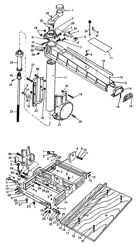 Replacement Parts For Craftsman Radial Arm Saw At James Browning Blog