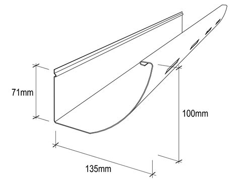Stramit® Quarter Round Gutter Steel Select®