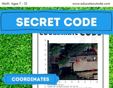 Outdoor Math Lessons Coordinates