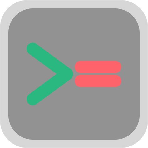 Greater Than Equal Vector Icon Design 21303336 Vector Art At Vecteezy