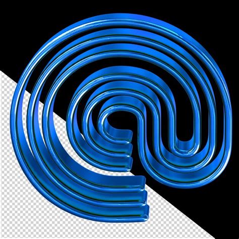Premium Psd The Blue Symbol