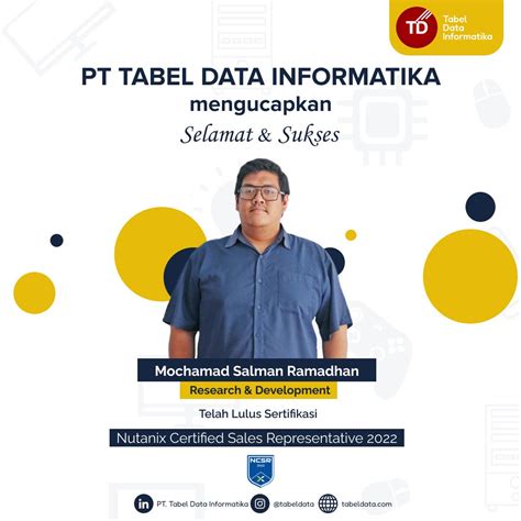 pt tabel data informatika on linkedin sertifikasi certification