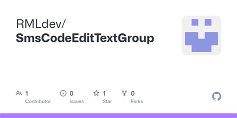 GitHub RMLdev SmsCodeEditTextGroup