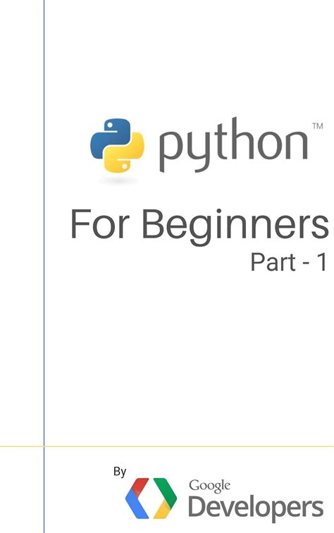 Paython For Beginners Part Book 1 Ebook Developers