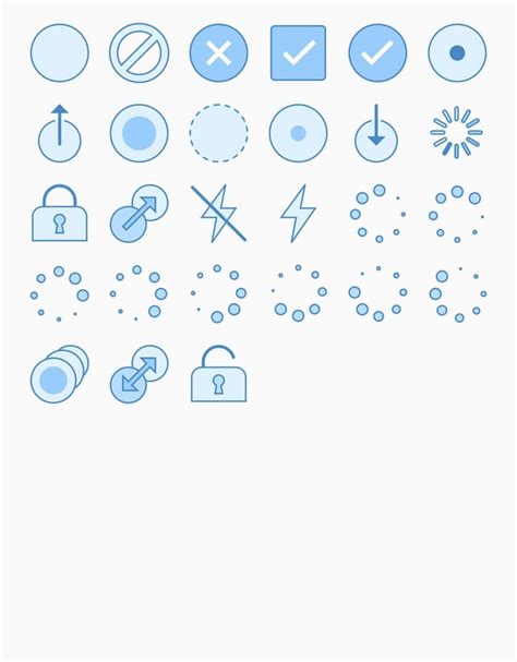 Ui Status And Loading Icons Ft Checked And Checkmark Envato