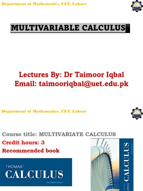Mvc Lecture 19 Vector Differentiation Pdf