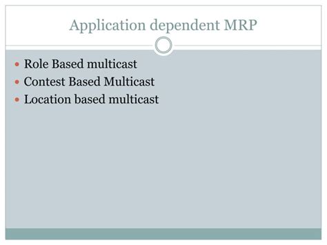 energy efficient multicasting protocol ppt