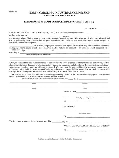 Nc Workers Compensation Fill Out And Sign Online Dochub