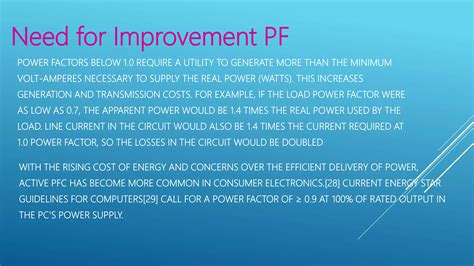 Power Factor Improvement Pptx
