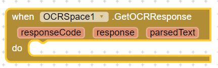 OCR Space Extension Extensions MIT App Inventor Community