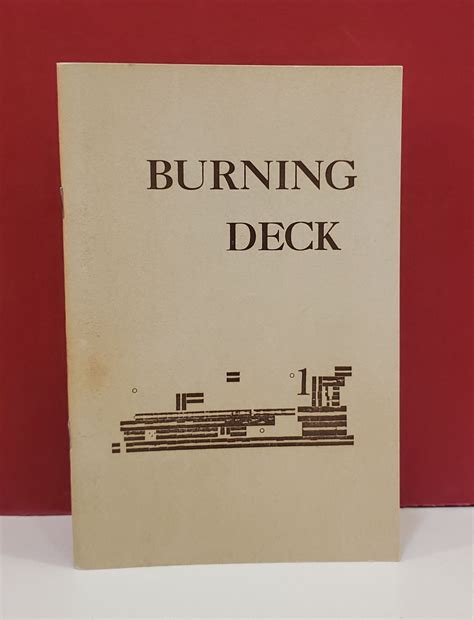 Burning Deck 1 Fall 1962 By James Camp Ed D C Hope Ed Bernard