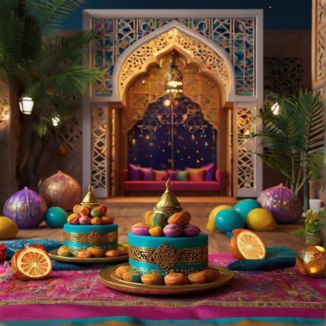 Premium Photo Colorful Eid Party Poster Designs For Social Media Beautiful Eid Party Banner