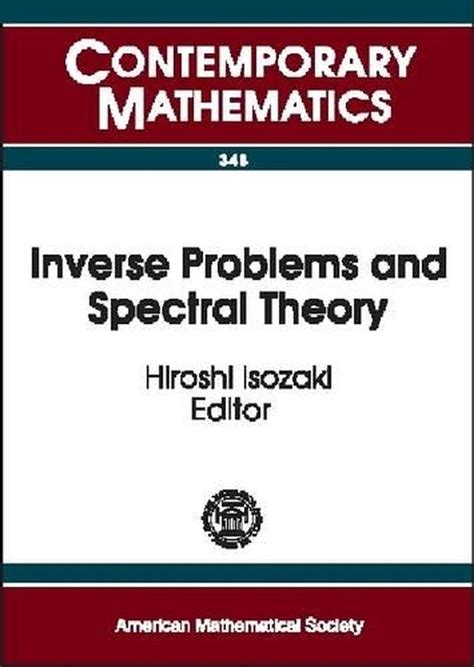 Inverse Problems And Spectral Theory Paperback 9780821834213 Buy Online At The Nile