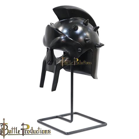Mini Gladiator Helmet Black Shop Antique Armour Suits