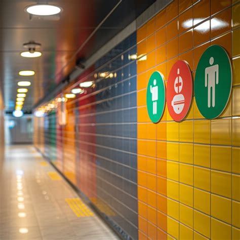 Free Subway Guidance Signs Photo Subway Signage Transportation Download At Stockcake