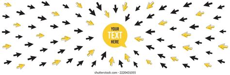 Focus Arrows Pointing Center Dynamic Yellow Stock Vector Royalty Free 2220431055 Shutterstock