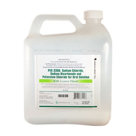 Polyethylene Glycol 3350 Electrolyte Solution Suprememed