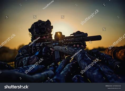 Sniper Aiming Down Sights